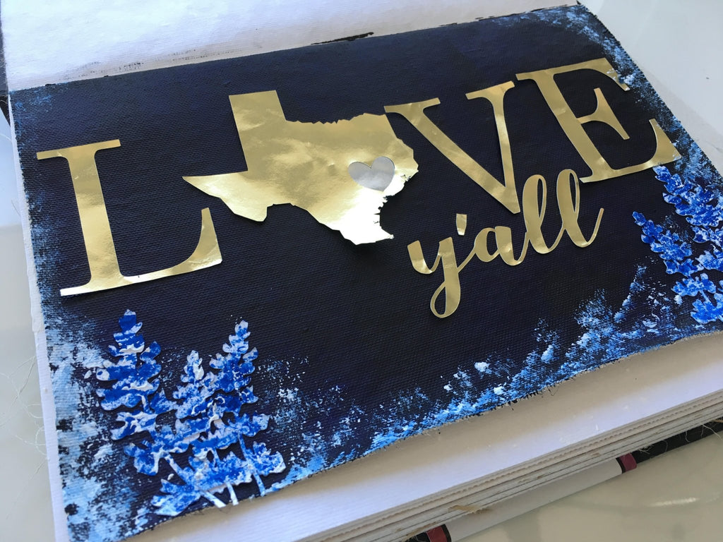 Art Journaling Using A Cricut by Guest Designer Colleen Hollis