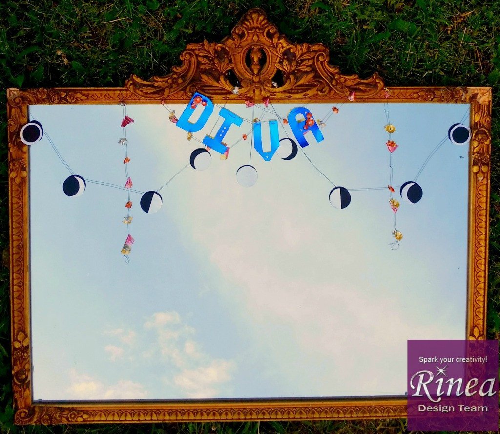 How To Make Beautiful Mini Banners for a Mirror – Rinea